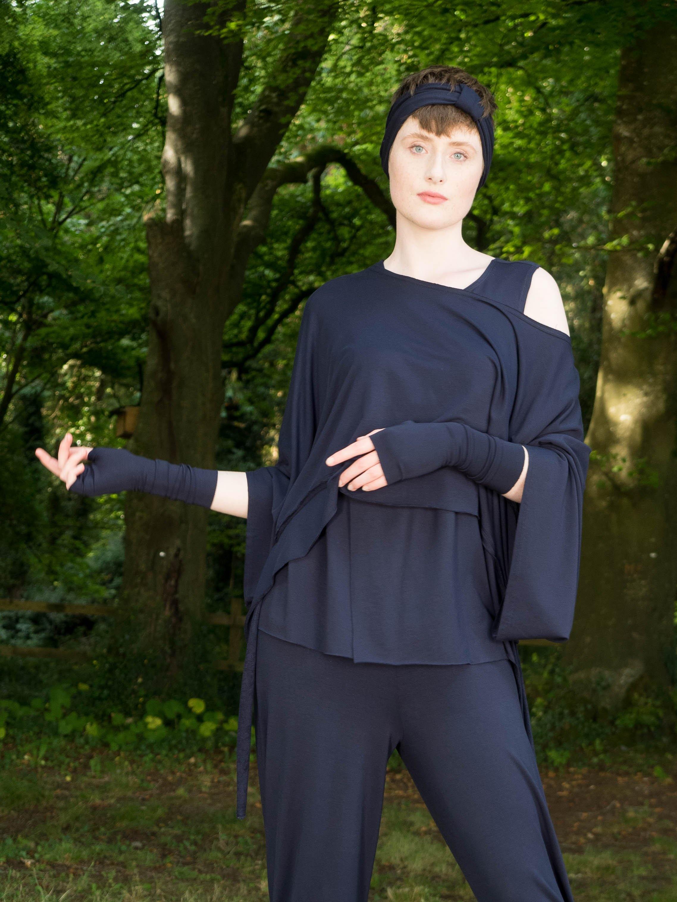 'Bird of Paradise' top - Navy – MISE TUSA