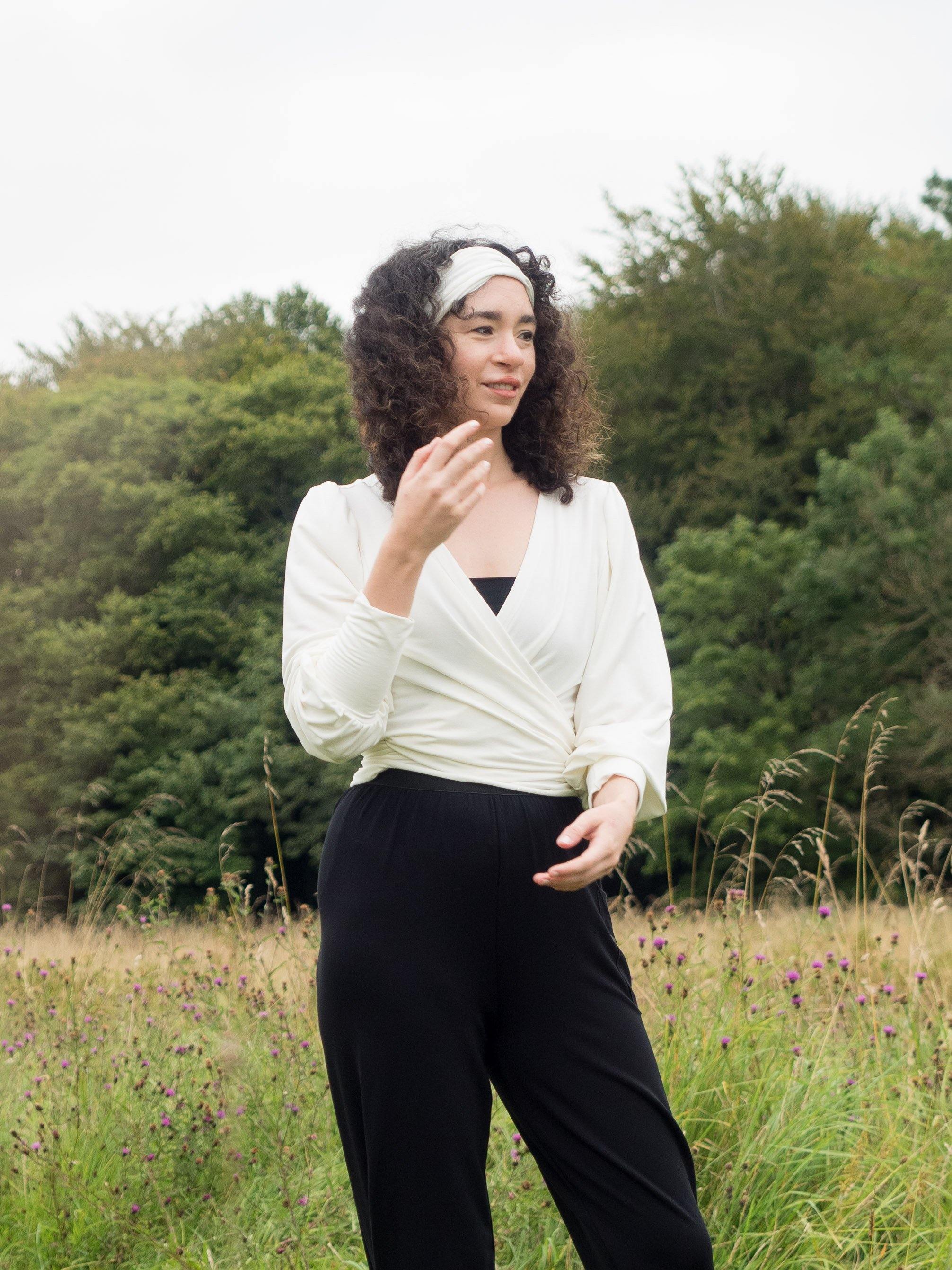 'Goddess' wrap - Cream – MISE TUSA